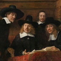 Syndics of the Draper's Guild by Rembrandt